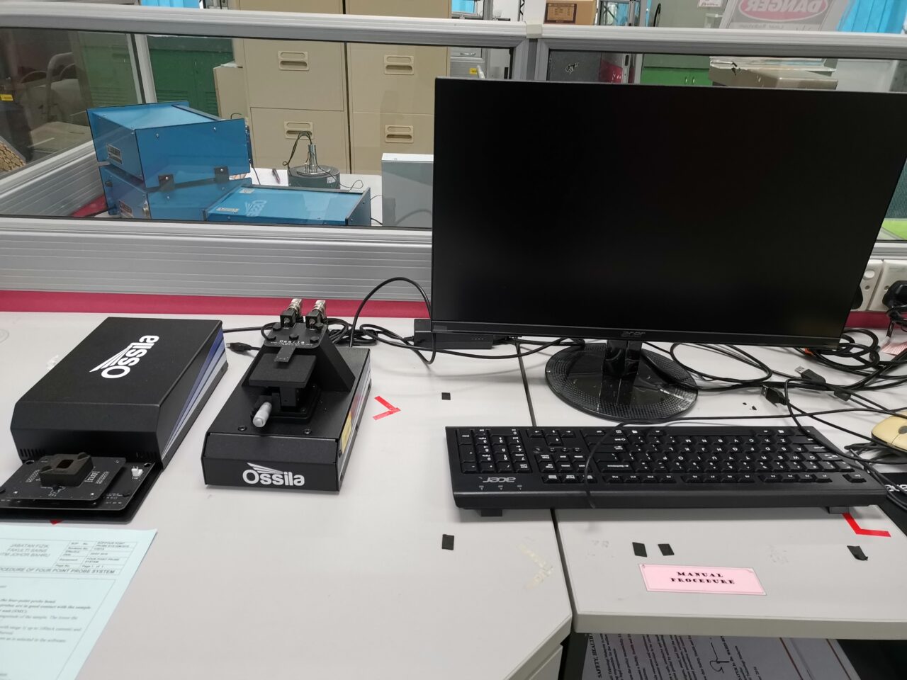 FOUR POINT PROBE SET UP WITH SOLAR CELL MEASUREMENT | Department of Physics