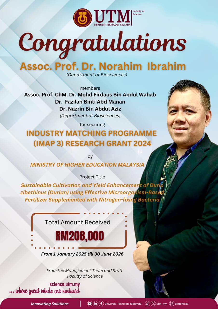 UTM Biosciences Secures Prestigious IMAP 3 Research Grant 2024 ...