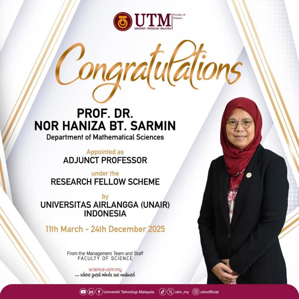 UTM Professor Appointed Adjunct Professor at Universitas Airlangga ...