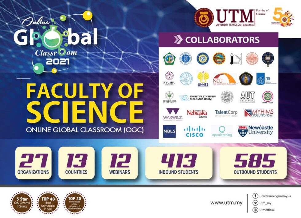 Faculty Of Science (Online Global Classroom) | Faculty of Science, Universiti Teknologi Malaysia