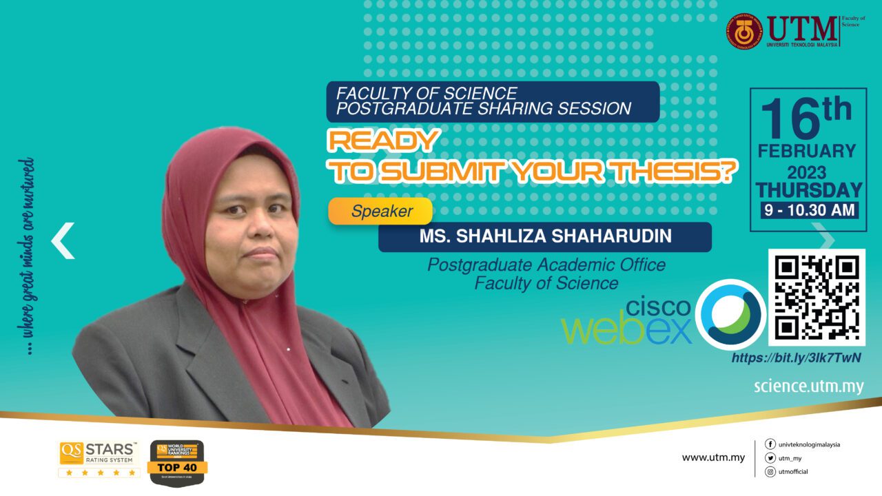 FS Postgraduate Sharing Session: Ready to Submit Your Thesis? | Faculty ...