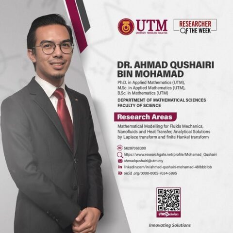 Introducing Our Researcher Of The Week | Faculty of Science, Universiti ...