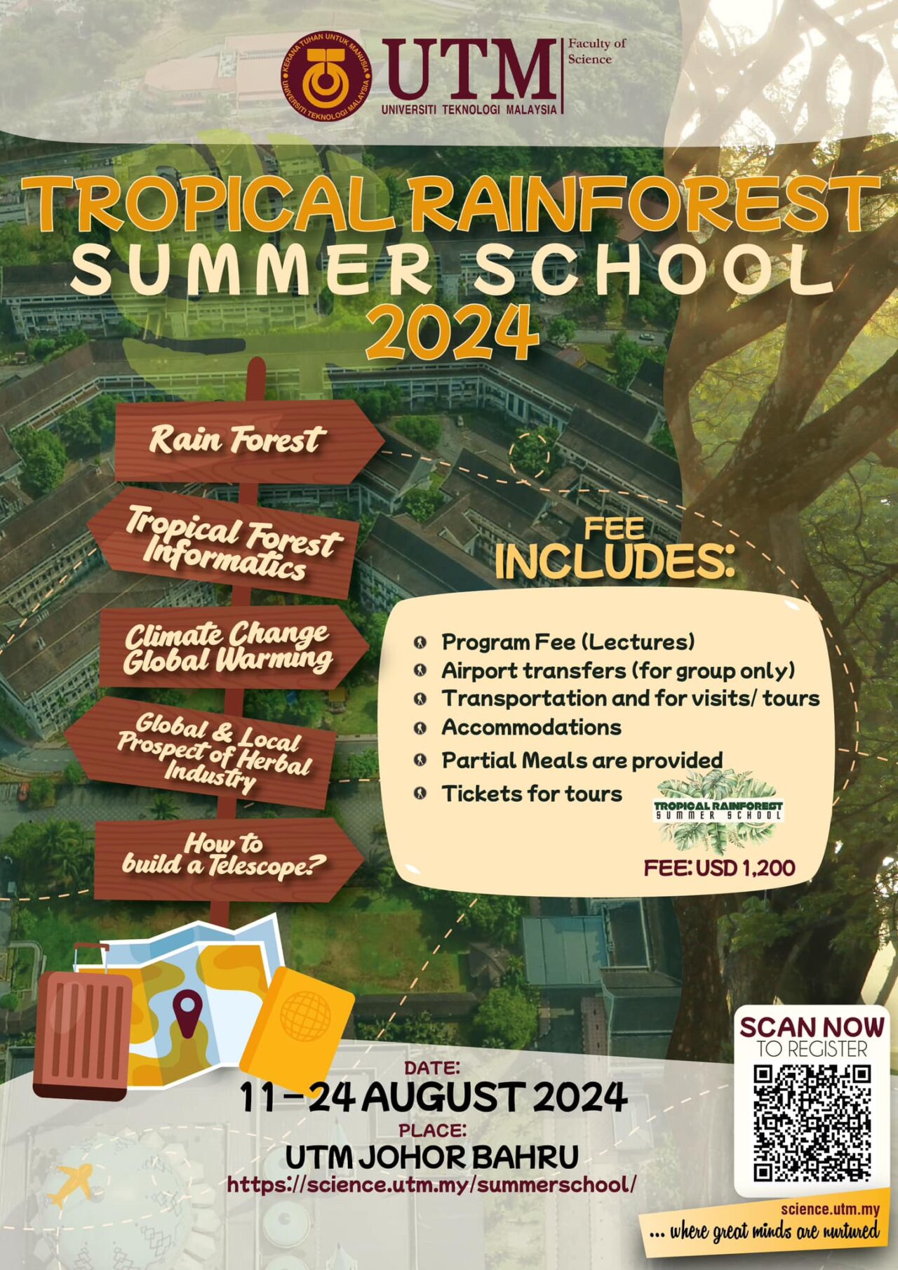 UTM TROPICAL RAINFOREST SUMMER SCHOOL 2024 | Faculty of Science ...