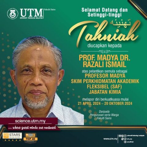 Congratulations To Assoc. Prof. Dr. Razali Ismail | Faculty of Science ...