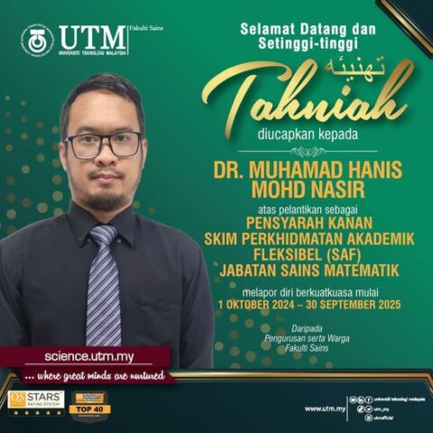 A huge congratulations to Dr. Muhamad Hanis Mohd Nasir | Faculty of ...