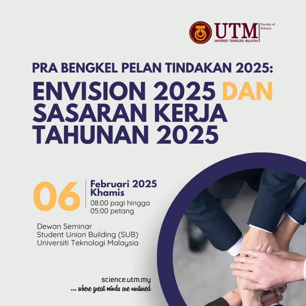 The Pre-Workshop Action Plan 2025 | Faculty of Science, Universiti ...